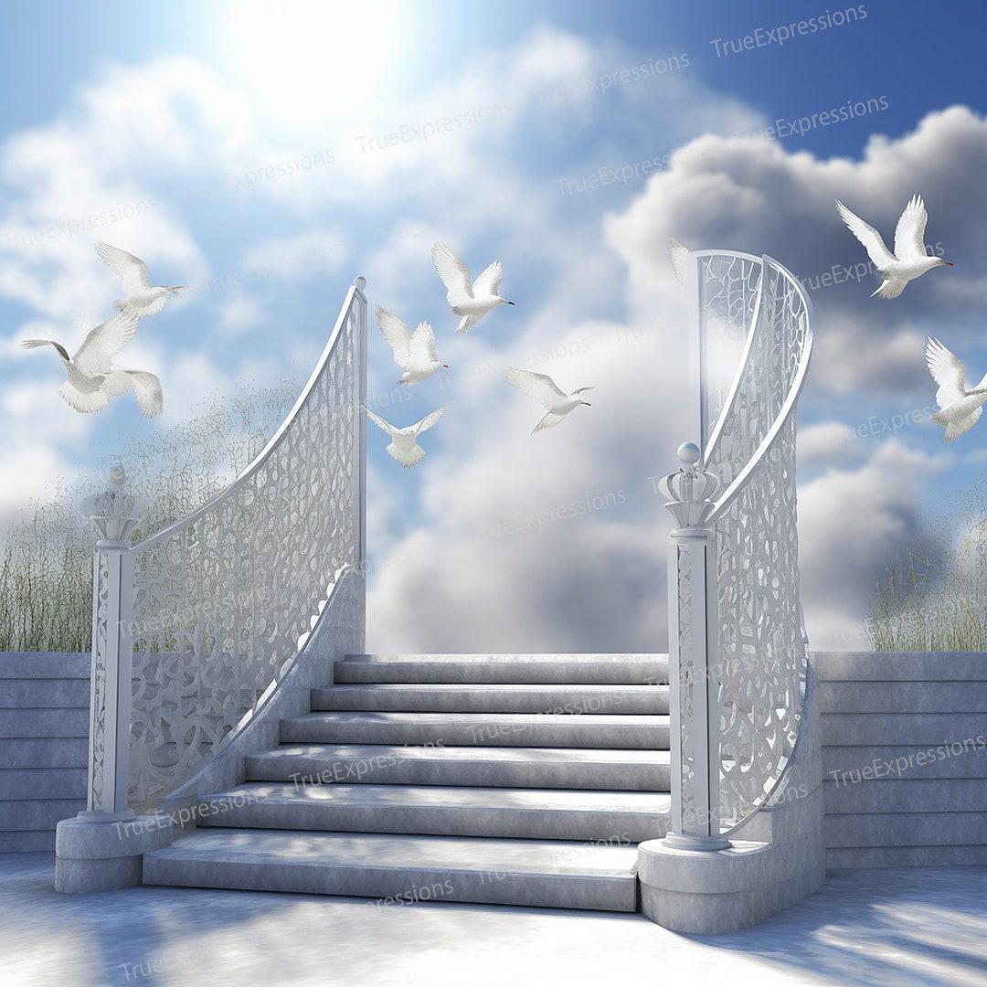 Silver Memorial, AI Art, Christian, Funeral, Silver, Heaven, Memorial ...