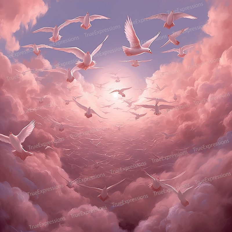 Pink Memorial Background - Etsy