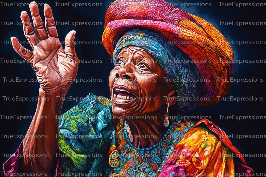 AI Art: Seasoned Saint Praising in Church (PNG Digital Download) - Etsy