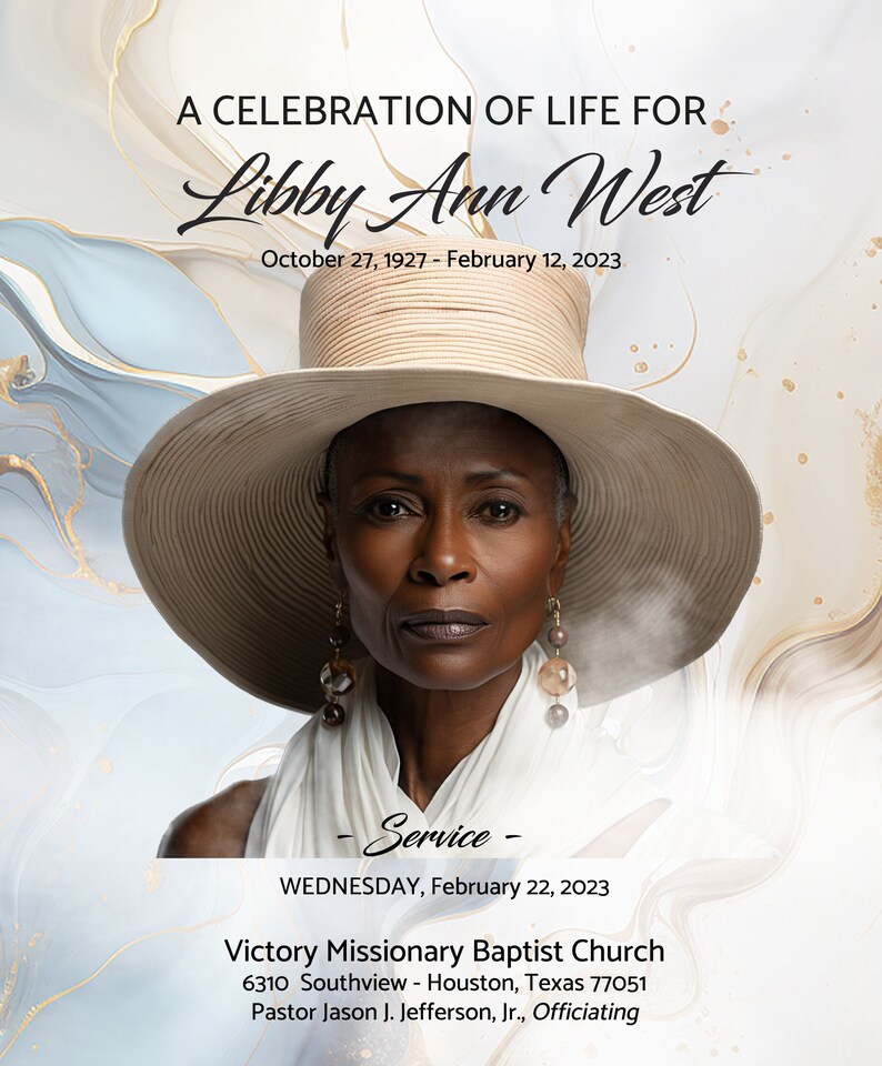 Blue Swirl Memorial Art: Abstract Funeral Background (PNG Digital ...