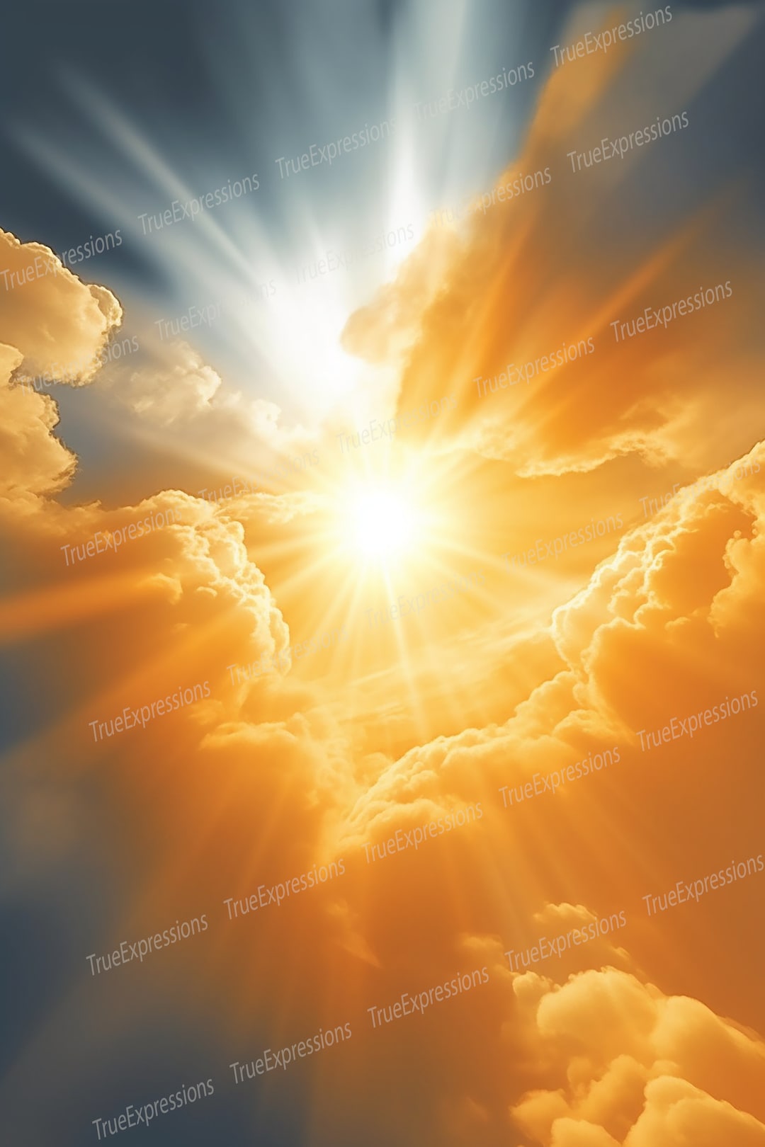 Heavenly Background X, AI Art, Christian, Funeral, Gates, Orange Heaven ...