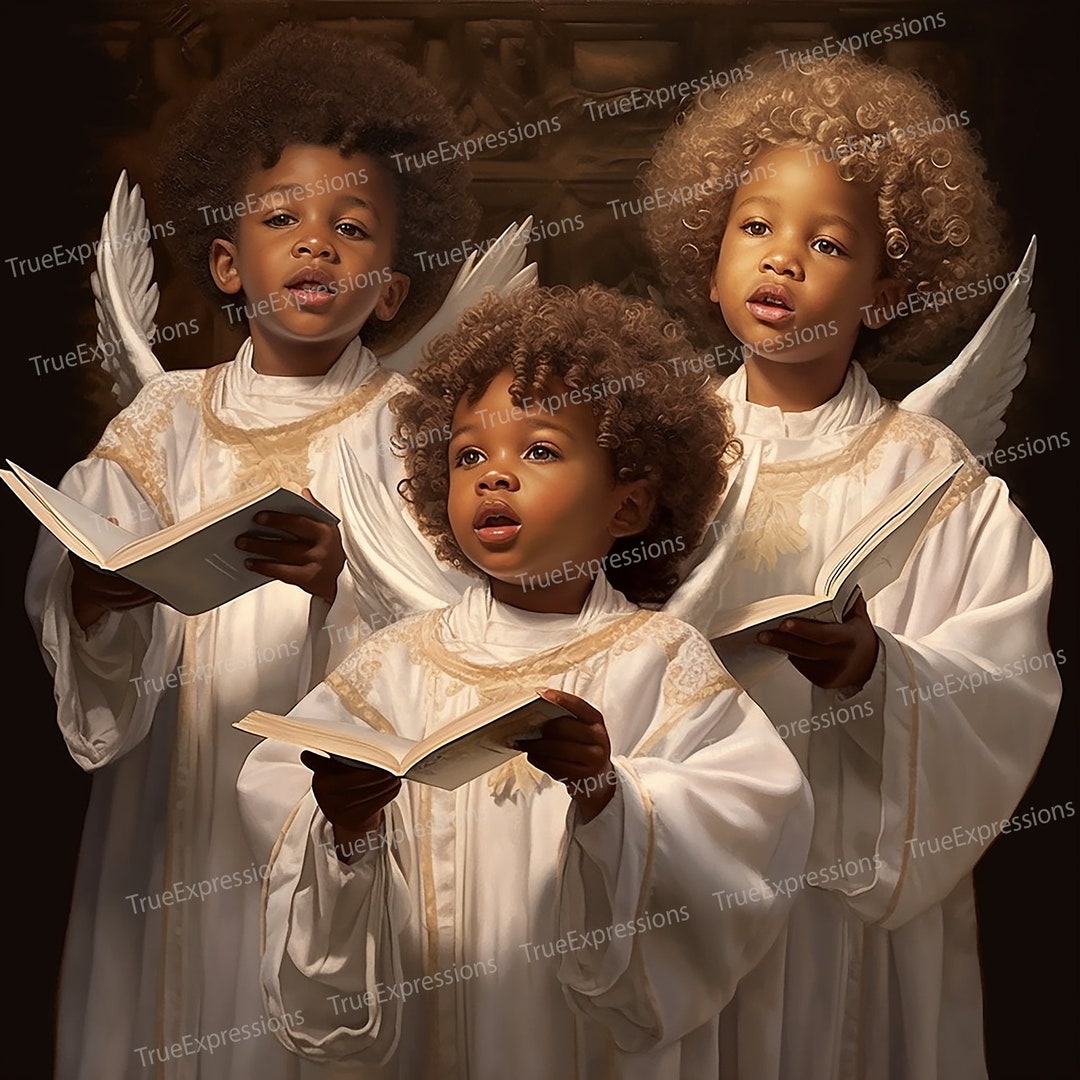 The Angels Sang IV, Christian, Faith, Children, Angels Black, Melanin ...