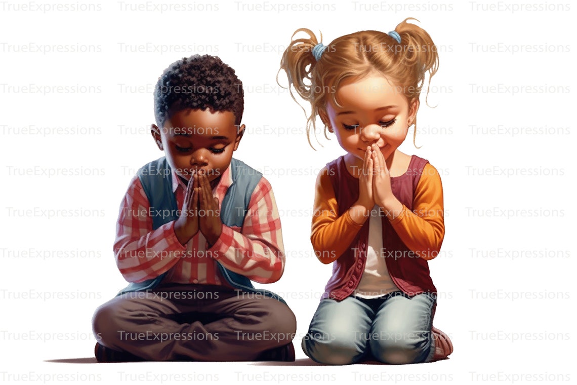 Young Prayer Warriors III AI Christian Faith Children - Etsy