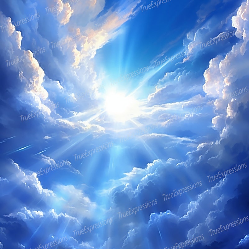 Heaven Background - Etsy