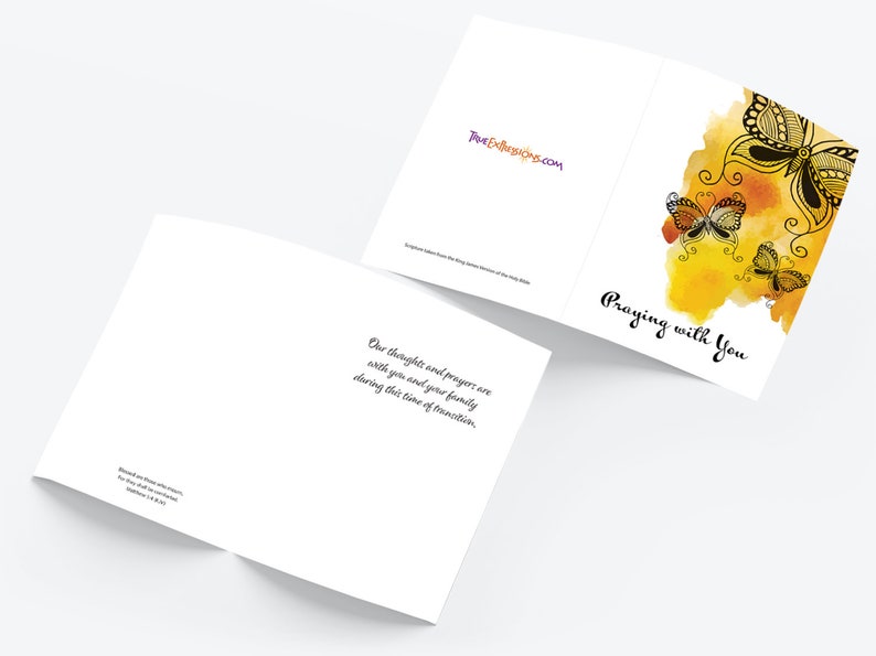 Printable Christian Praying With You Digital Downloadable - Etsy