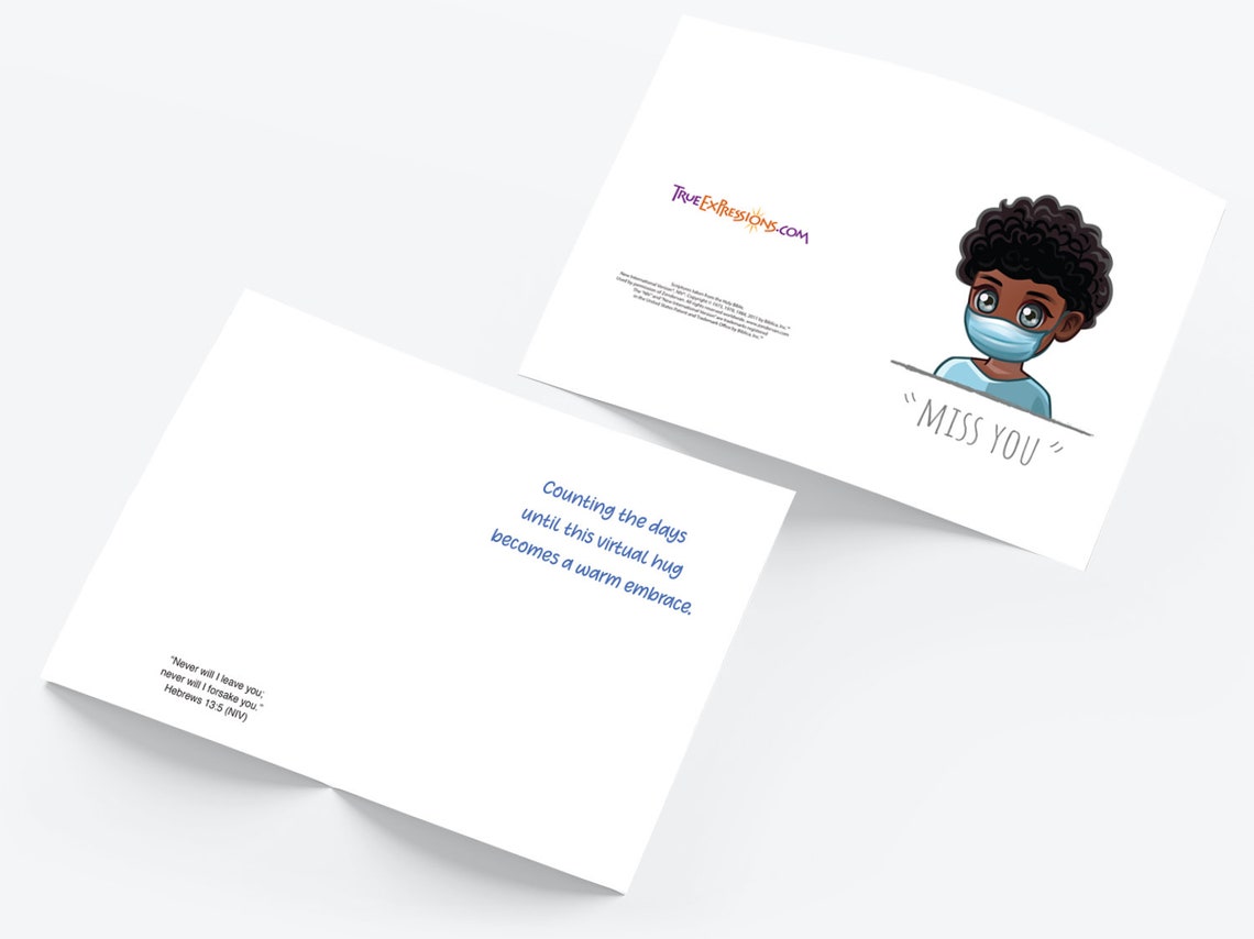 Printable Christian Miss You Digital Downloadable Card - Etsy