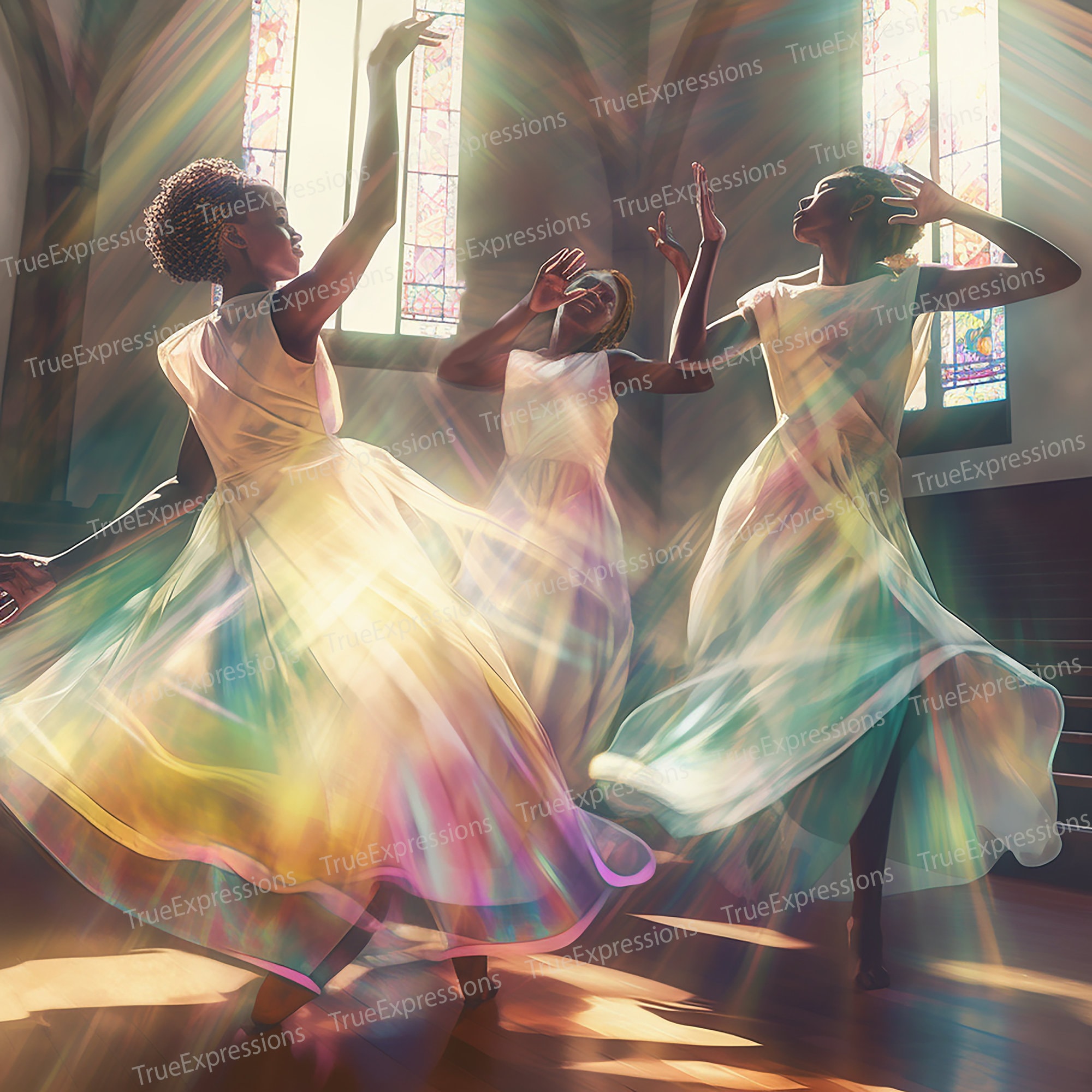 Praise Dance Art: Christian Church PNG (digital Download) - Etsy