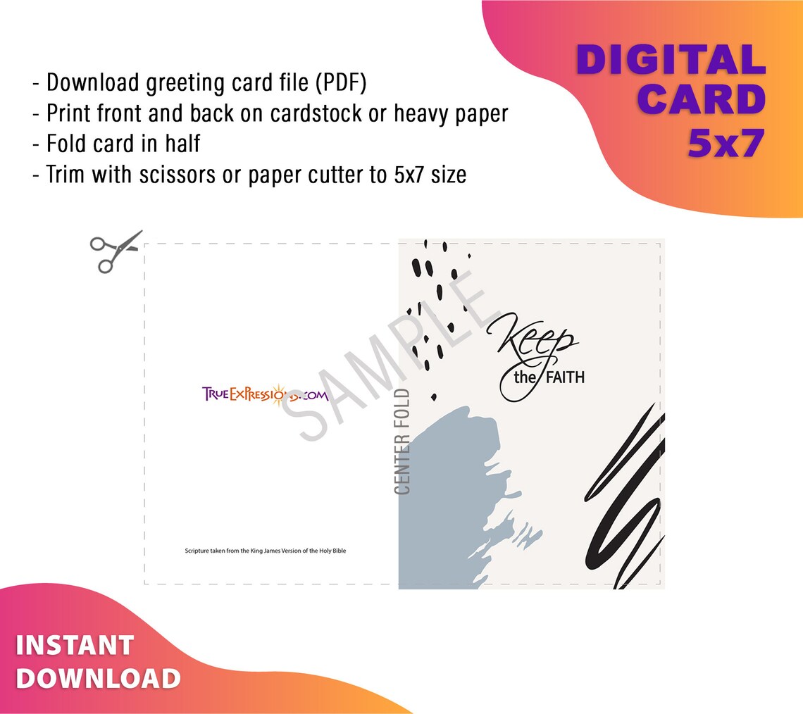 Printable Christian Miss You Digital Downloadable Card - Etsy