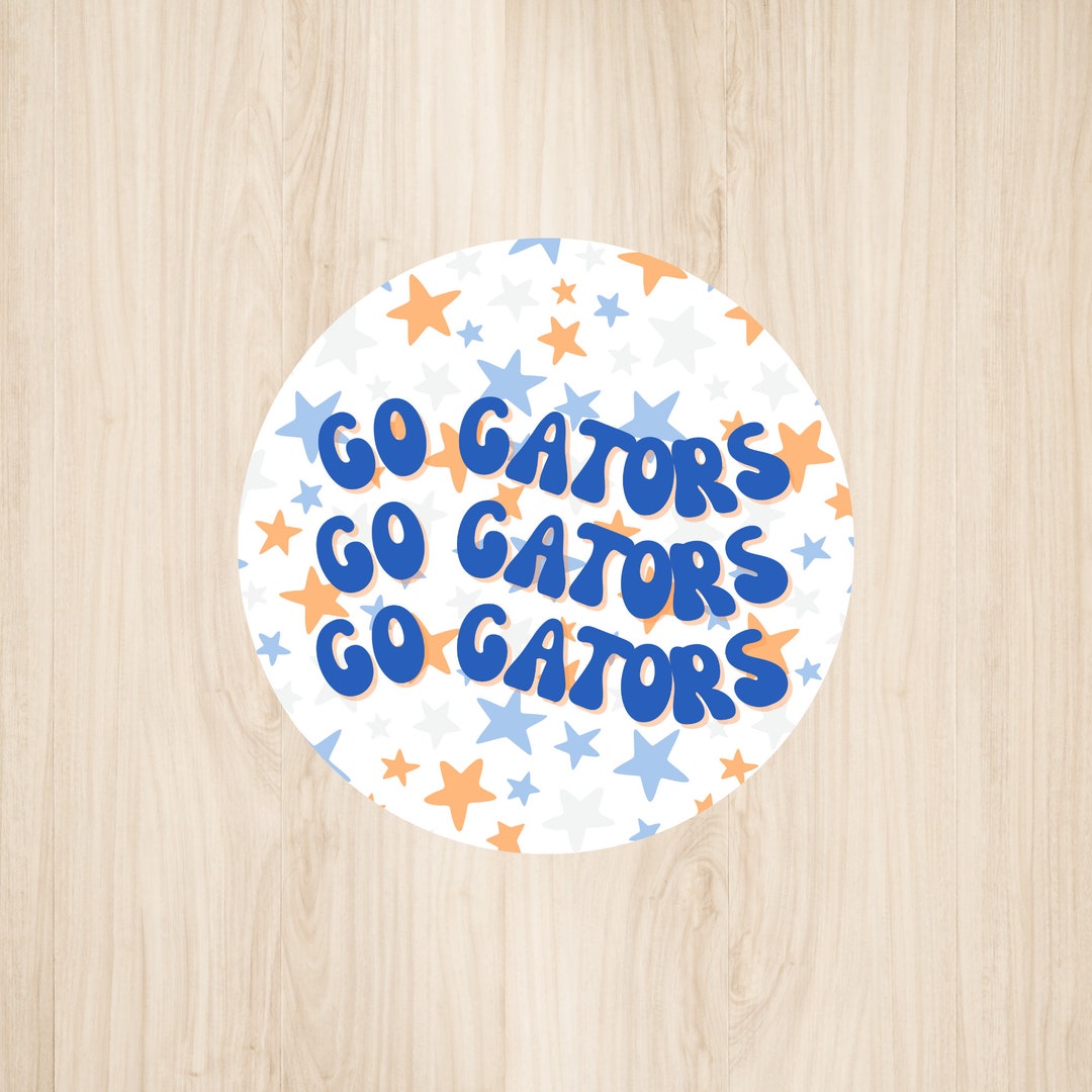 Gator Stars | Pinback Button for Football Game Day, Florida Gators - Etsy