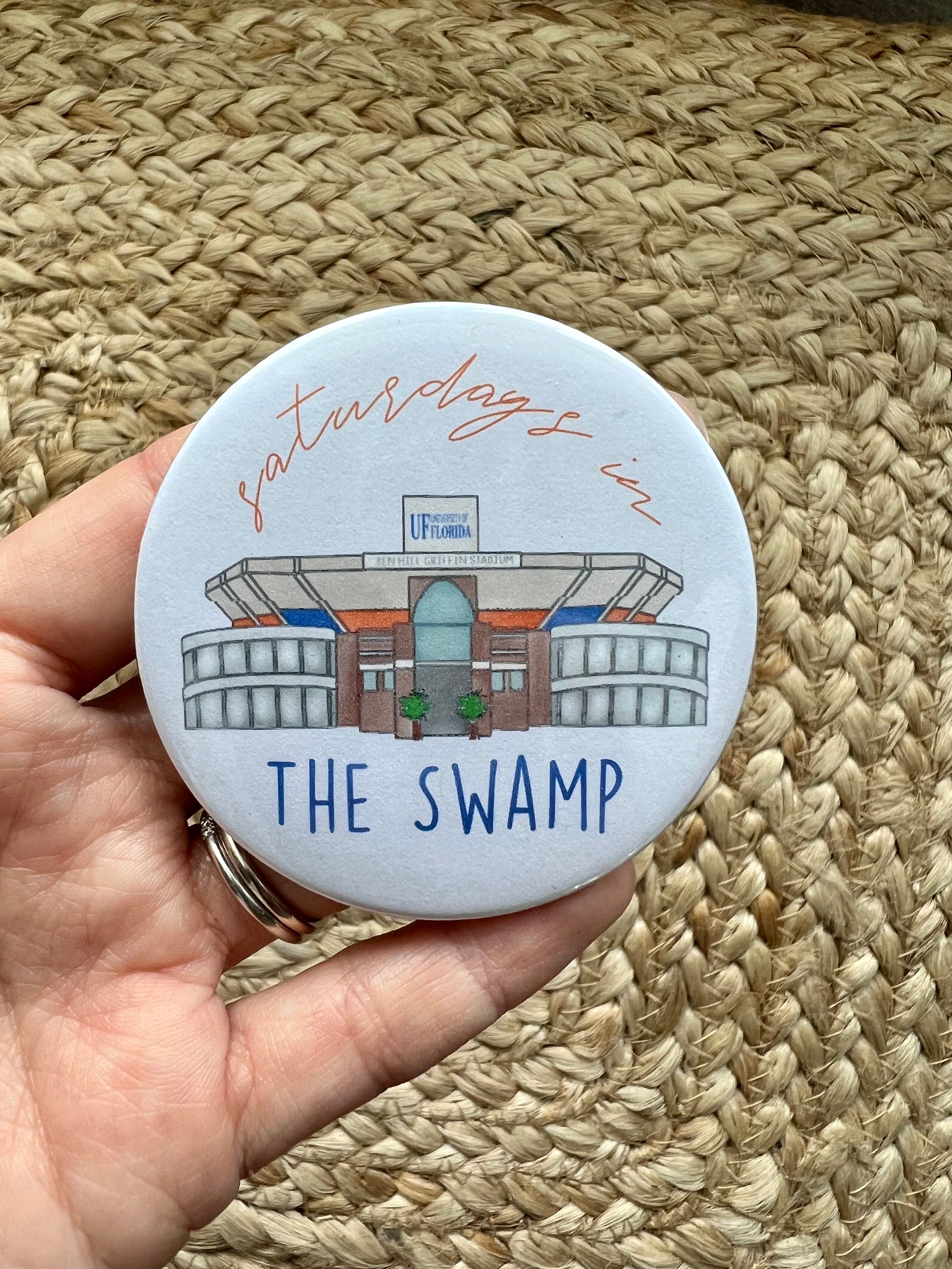 Swamp Saturdays Pinback Button for Football Game Day, Florida Gators - Etsy