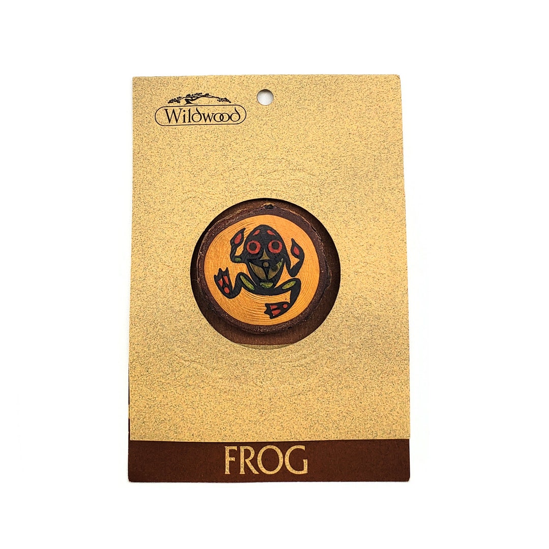 Vintage Life Crest Frog Magnet by Bill Helin Northwest Native Canada - Etsy