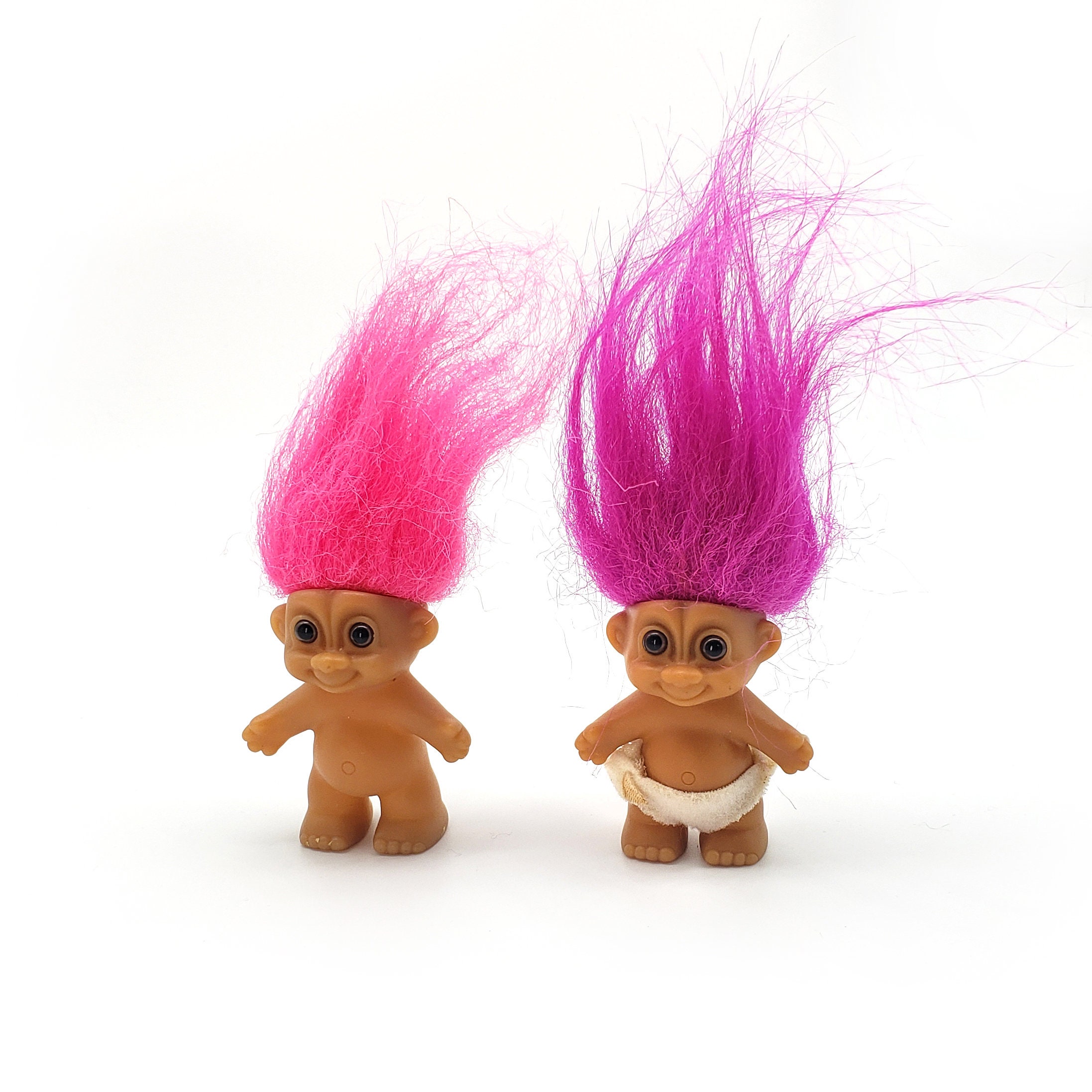 Vintage 1990 Russ Baby Trolls 2 de altura conjunto de - Etsy España