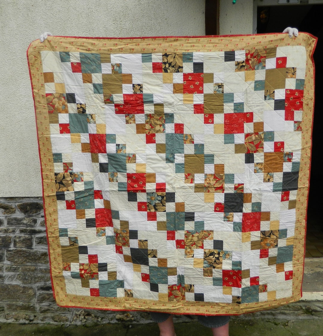 Cottagecore Quilt, Quilts for Sale, Patchwork Quilt Handmade, Heirloom ...