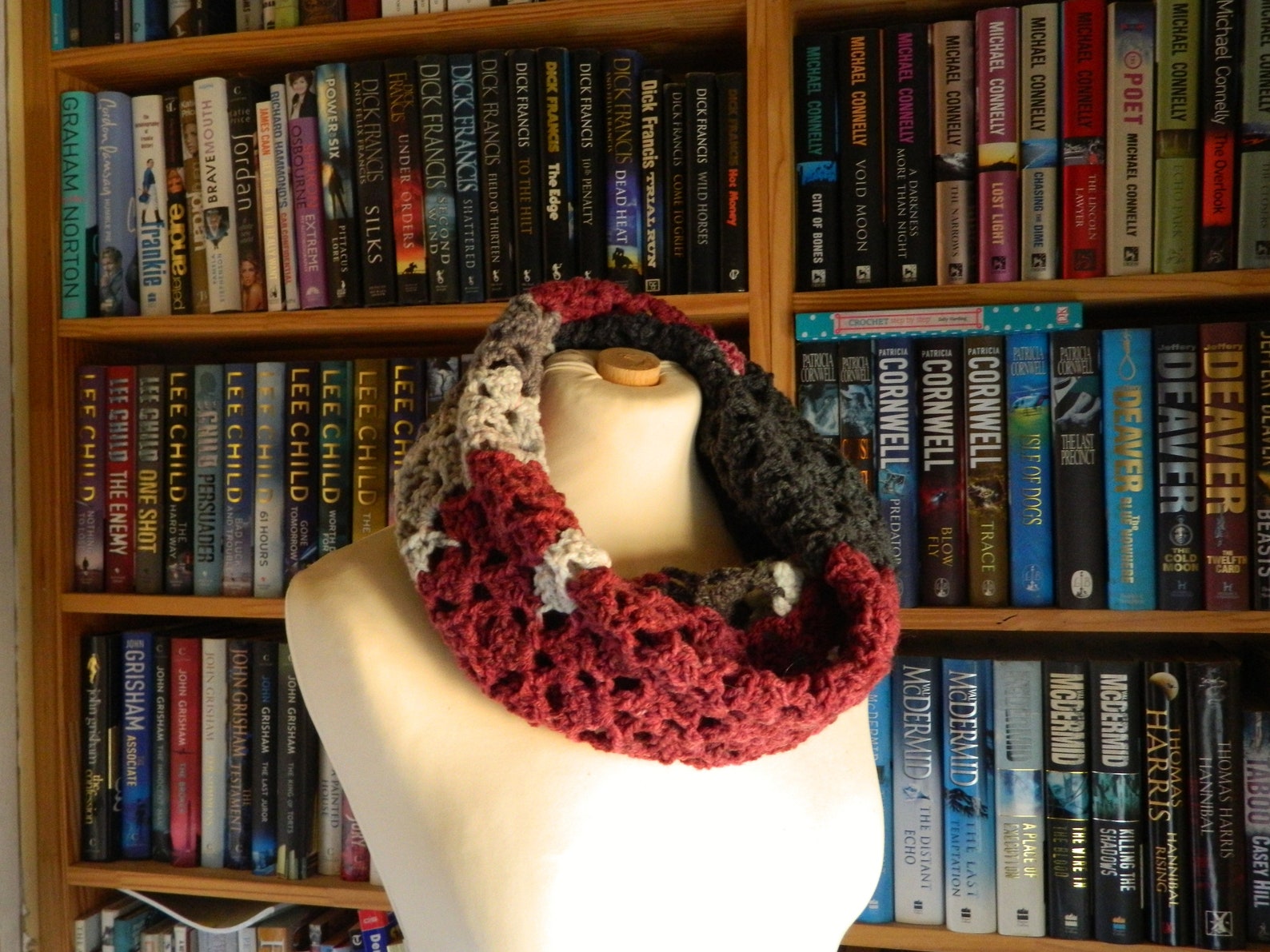 Knitted Snoods, Crochet Snood, Knitted Scarves, Ladies Snood, Ladies ...