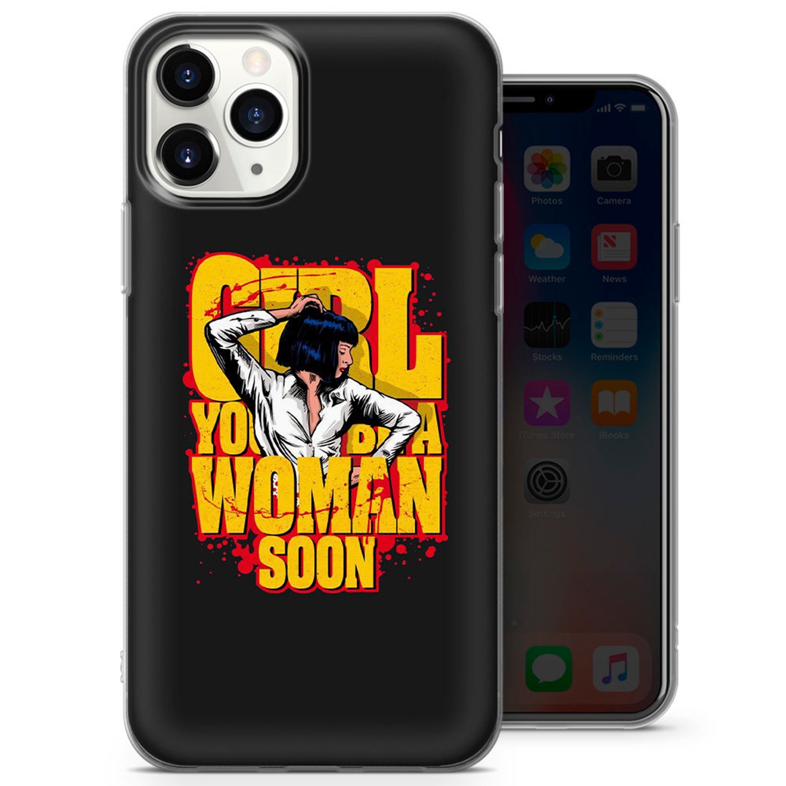 Pulp Fiction Case Tarantino Movie Cover for iPhone 12 Pro Max | Etsy