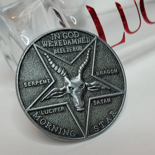 Best Seller: LUCIFER COIN Morningstar TV Hit Series 1 - Etsy