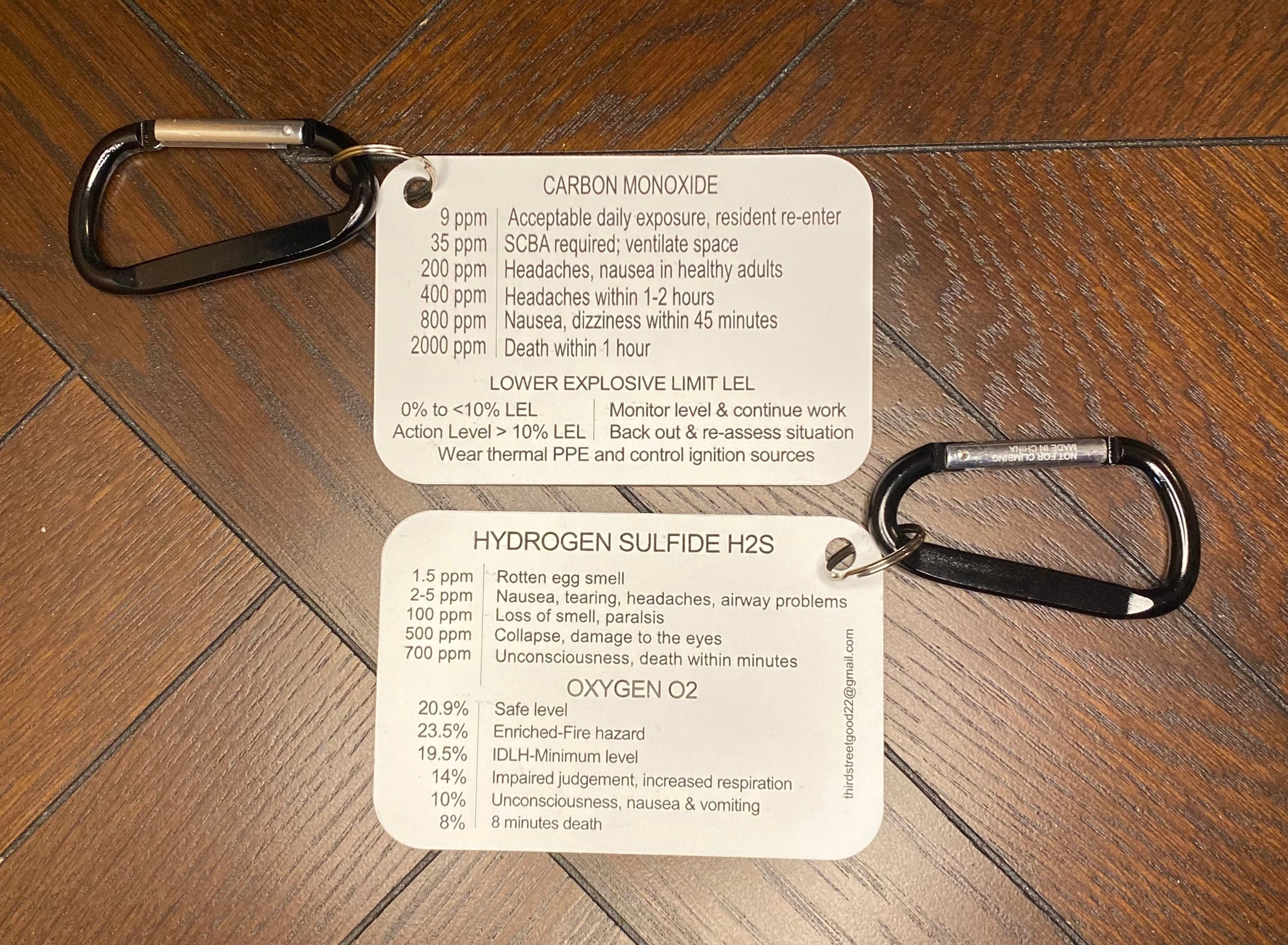 Four Gas Meter Tag L CO Tag L Carbon Monoxide Reading L Hydrogen ...