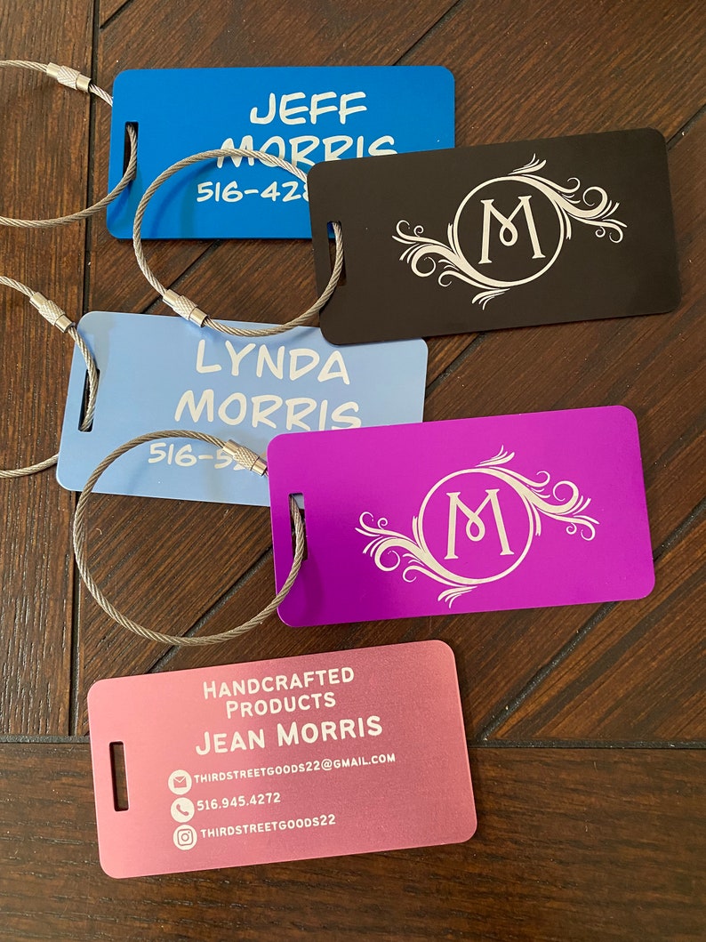 Personalized Gear Bag, Luggage Tag, Lap Top Tag, Carry-on Bag. Cooler ...