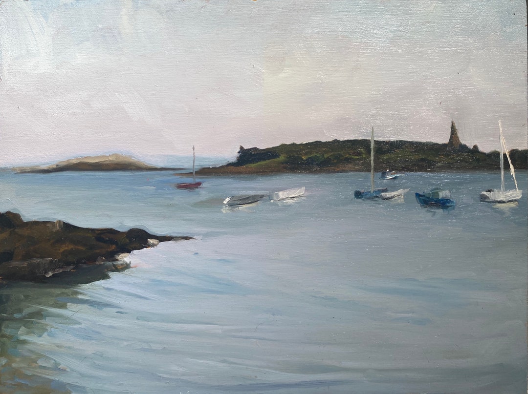 Original Oil Painting | Plein Air Painting | Maine Seacoast Painting ...