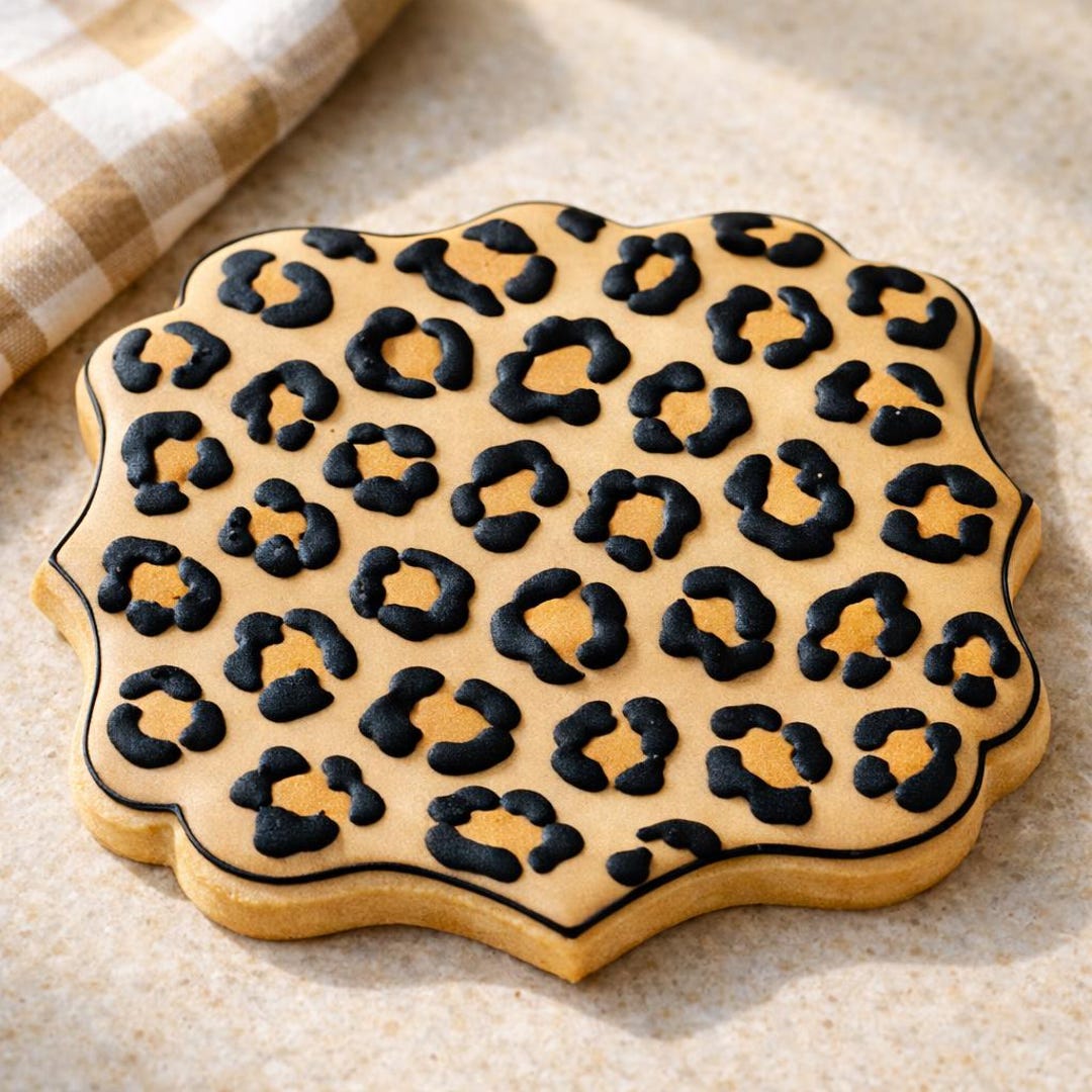 Wild One | Leopard Print Cookie Stencil | Animal Print Cookie Stencil ...