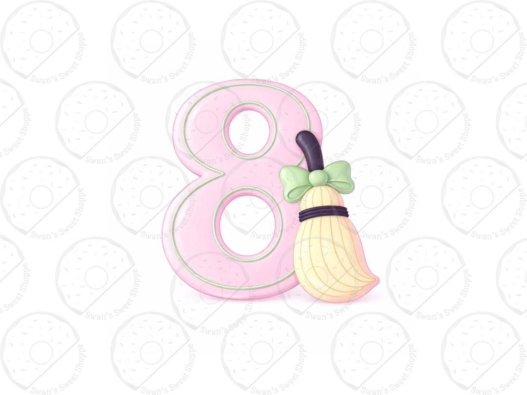 Wicked Number Eight Cookie Cutter | Musical-inspired | Magical Birthday ...