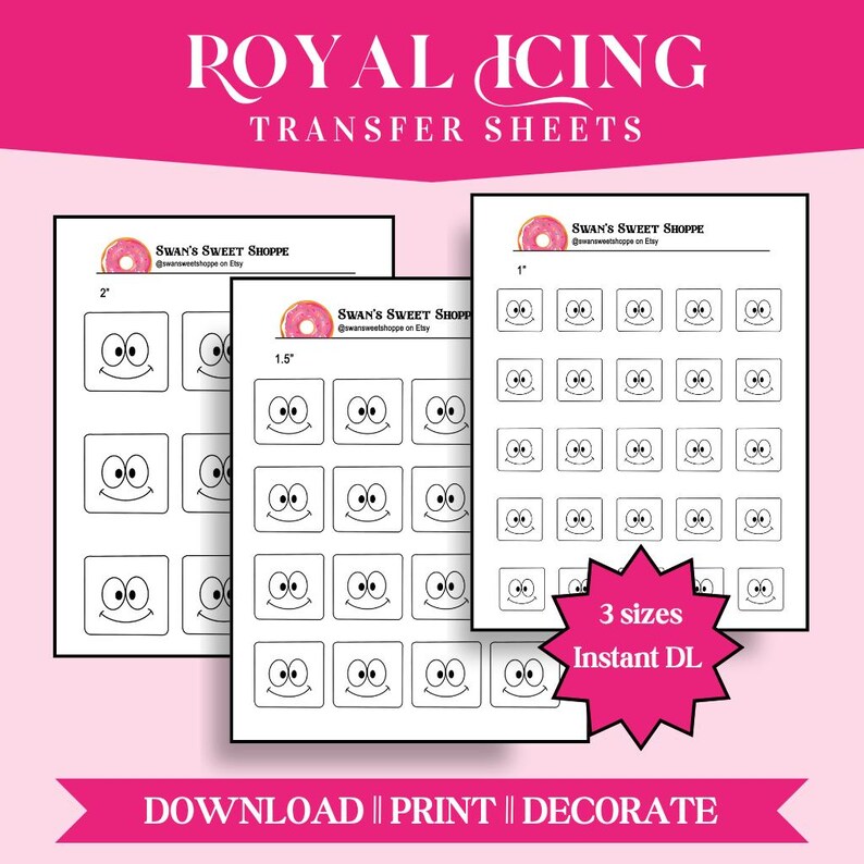 Sponge Bob Royal Icing Transfer Sheets || Bikini Bottom Icing Templates ...