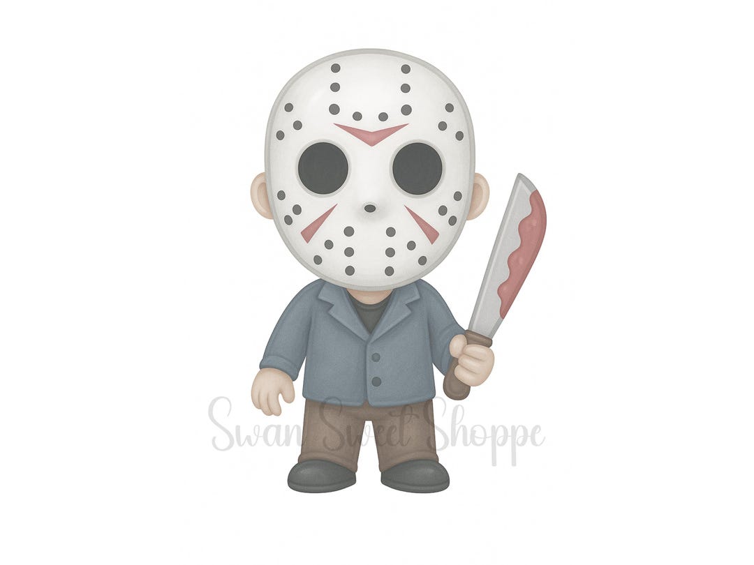 Jason Voorhees Cookie Cutter & Stencil: Horror Movie Halloween Baking ...