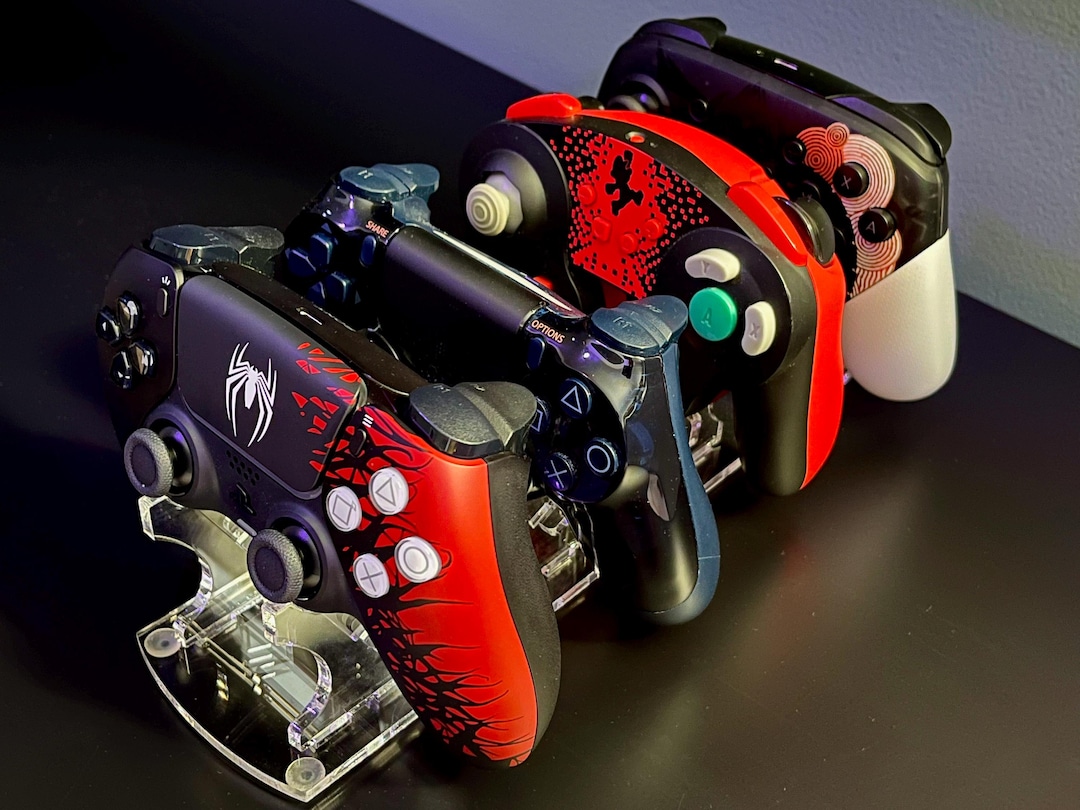 Custom Quad Controller Stand (2 & 3 Controller Stands Available) - Etsy