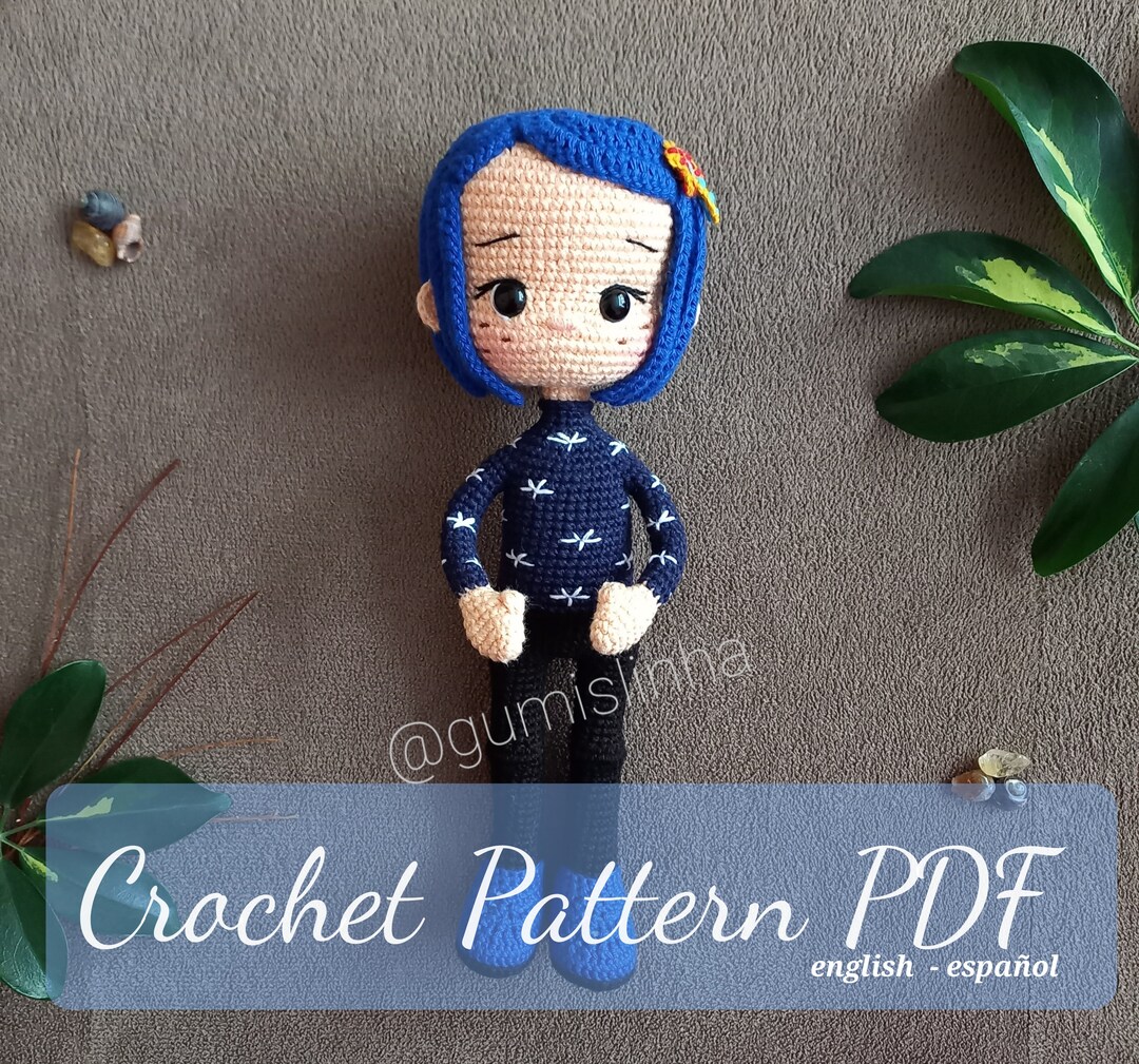 CROCHET PATTERN Coraline, Crochet Pattern of Coraline, Amigurumi ...