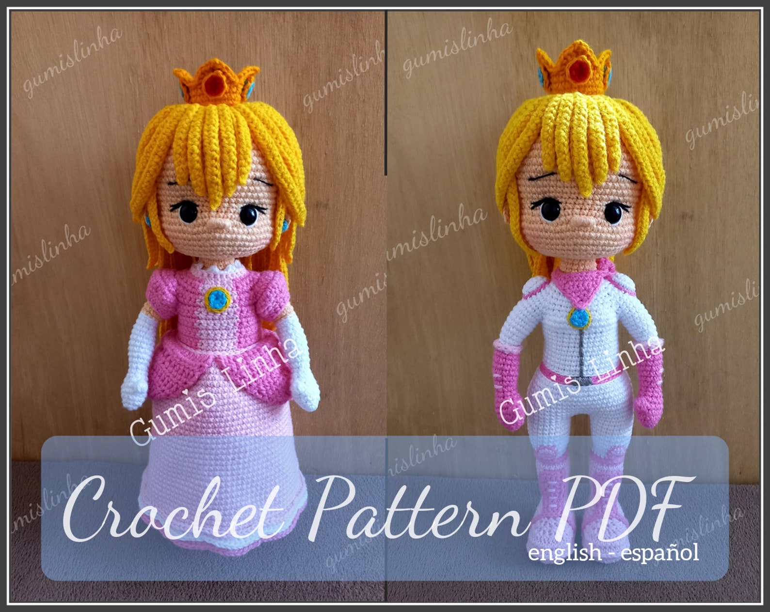 AMIGURUMI PATTERN | Princess Peach Crochet Patterns | Super Mario ...