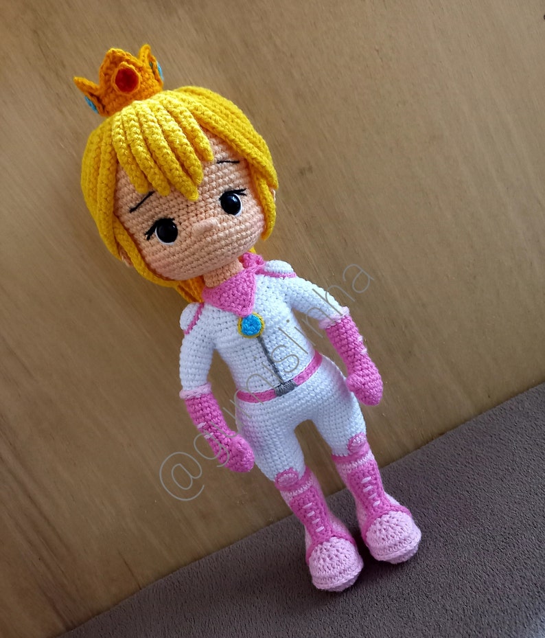 AMIGURUMI PATTERN Princess Peach Crochet Patterns Super - Etsy