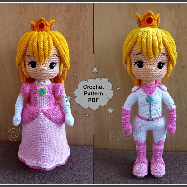 Princess Peach Crochet - Etsy