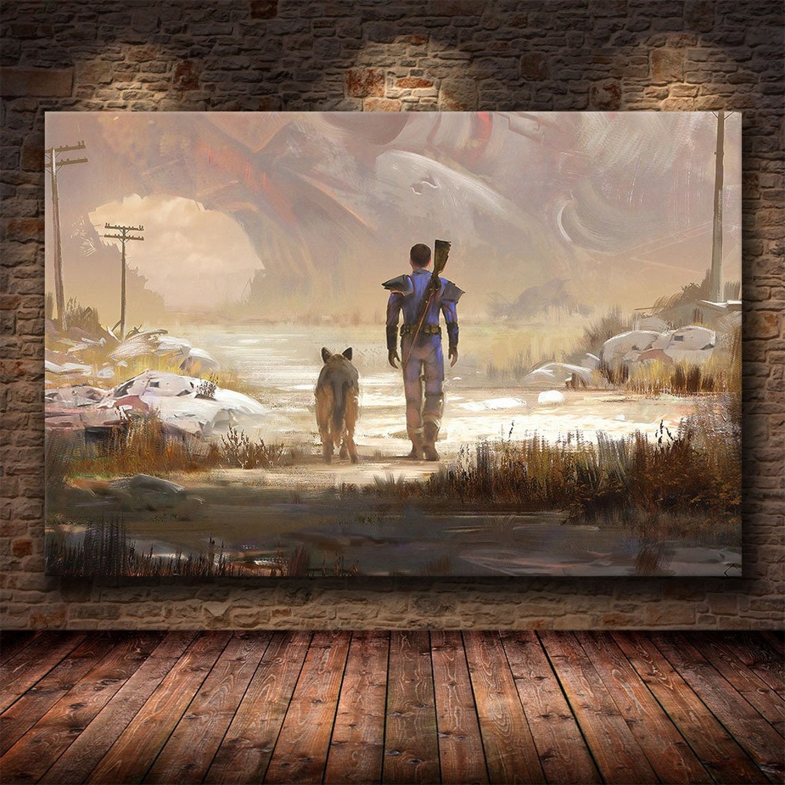 Fallout 2 Canvas Poster Wall Art Print Wall decor | Etsy