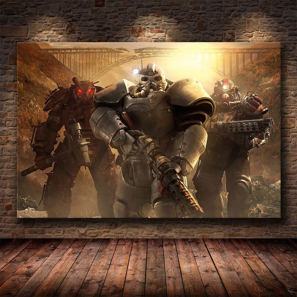 Fallout 2 Canvas Poster Wall Art Print Wall decor | Etsy