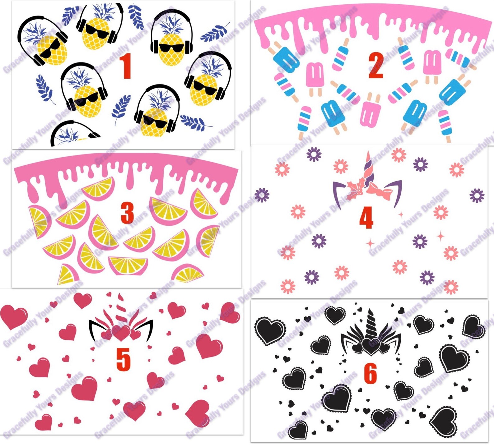 Cold Cup Vinyl Decorative Wrap- Starbucks 16 Oz. Cup - Etsy