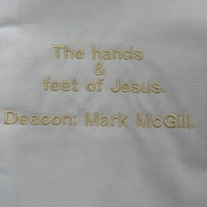 MAUNDY: FEET WASHING Deacon Stole - Etsy