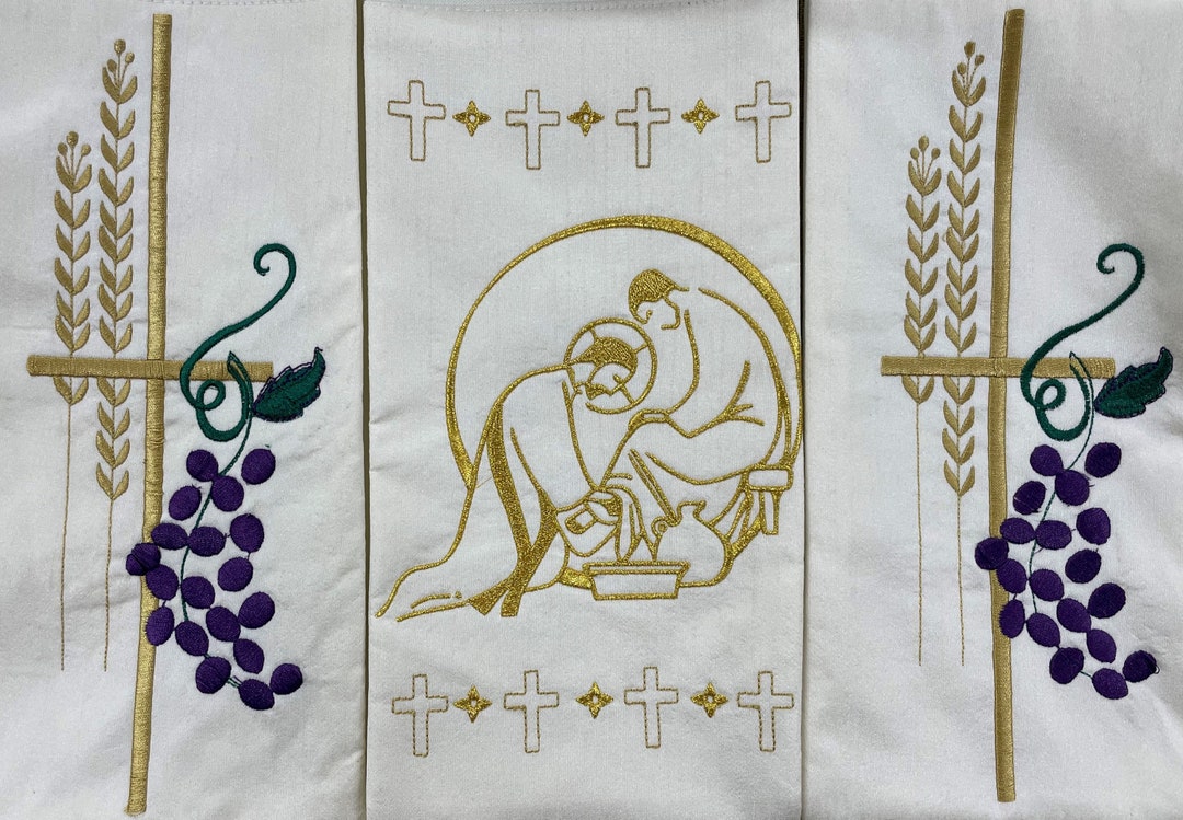 MAUNDY: Feet Washing - Deacon Stole - Etsy