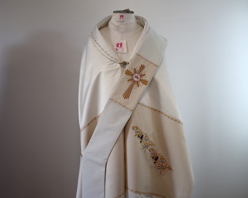 JHS - Holy Spirit Cross - Deacon Stole - Etsy