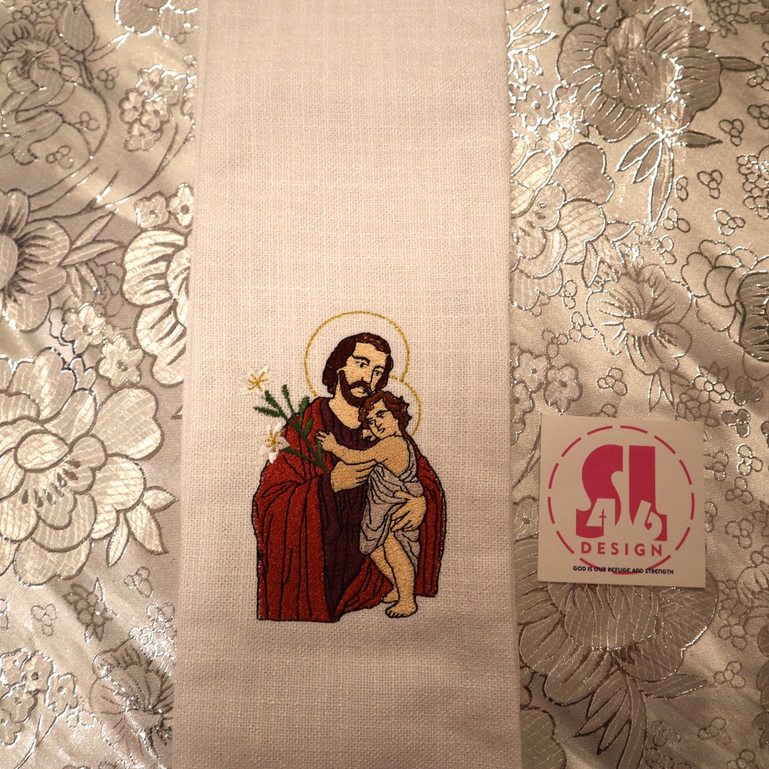 Deacon Stole - St. Joseph - Etsy