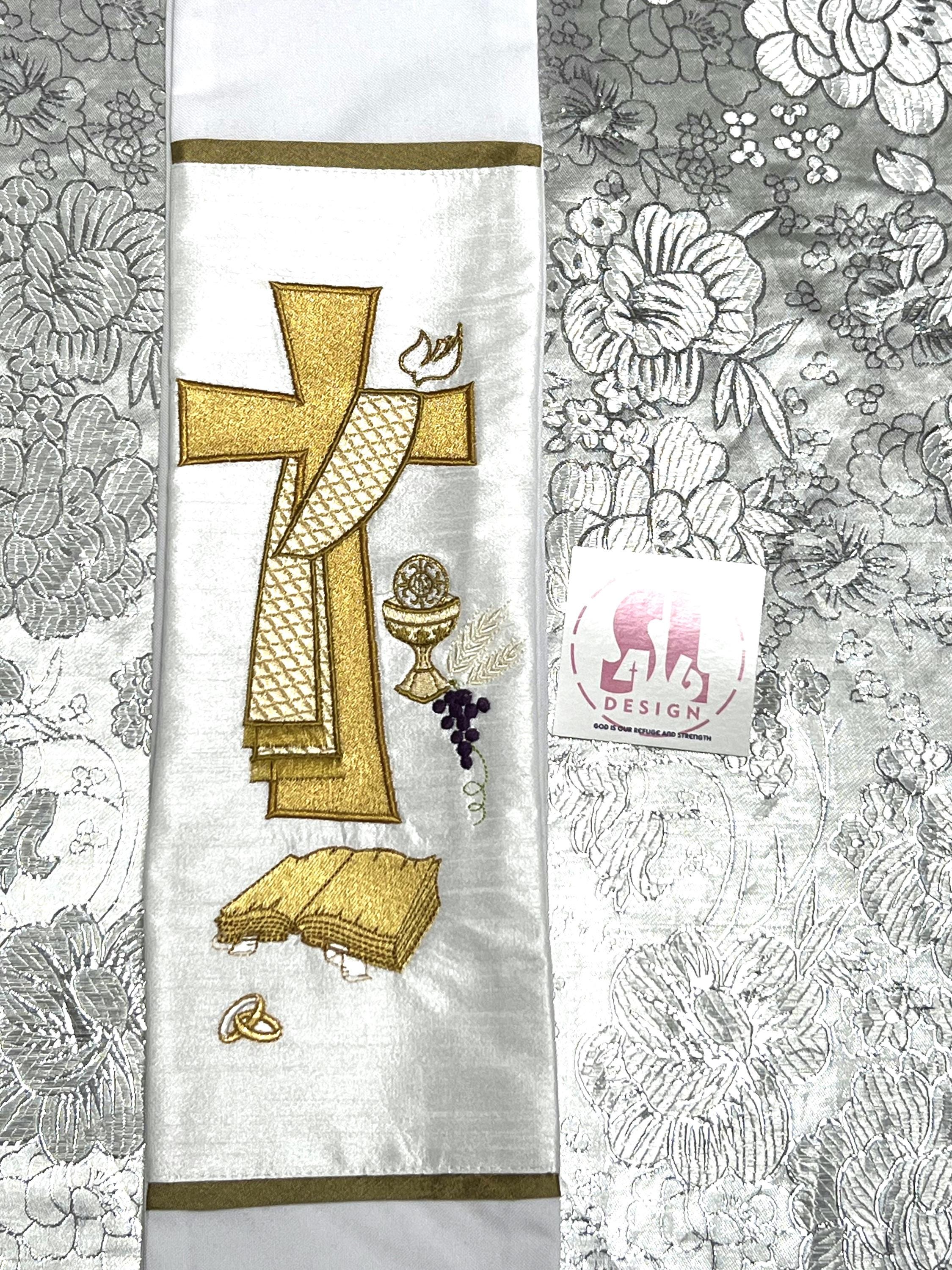 Deacon Cross - Holy Sacraments - Stole - Etsy