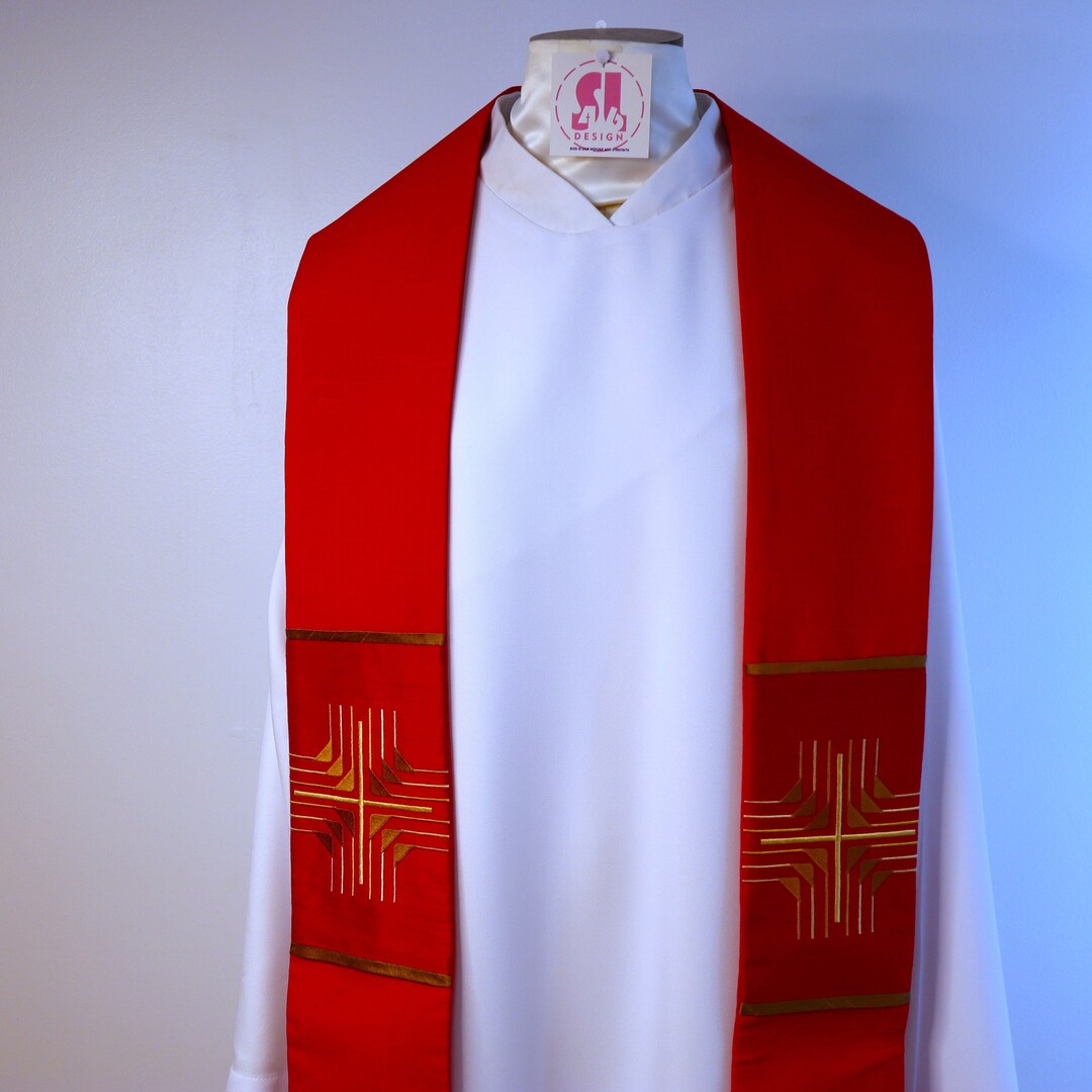 GOSPEL CROSS - Priest Stole - Etsy