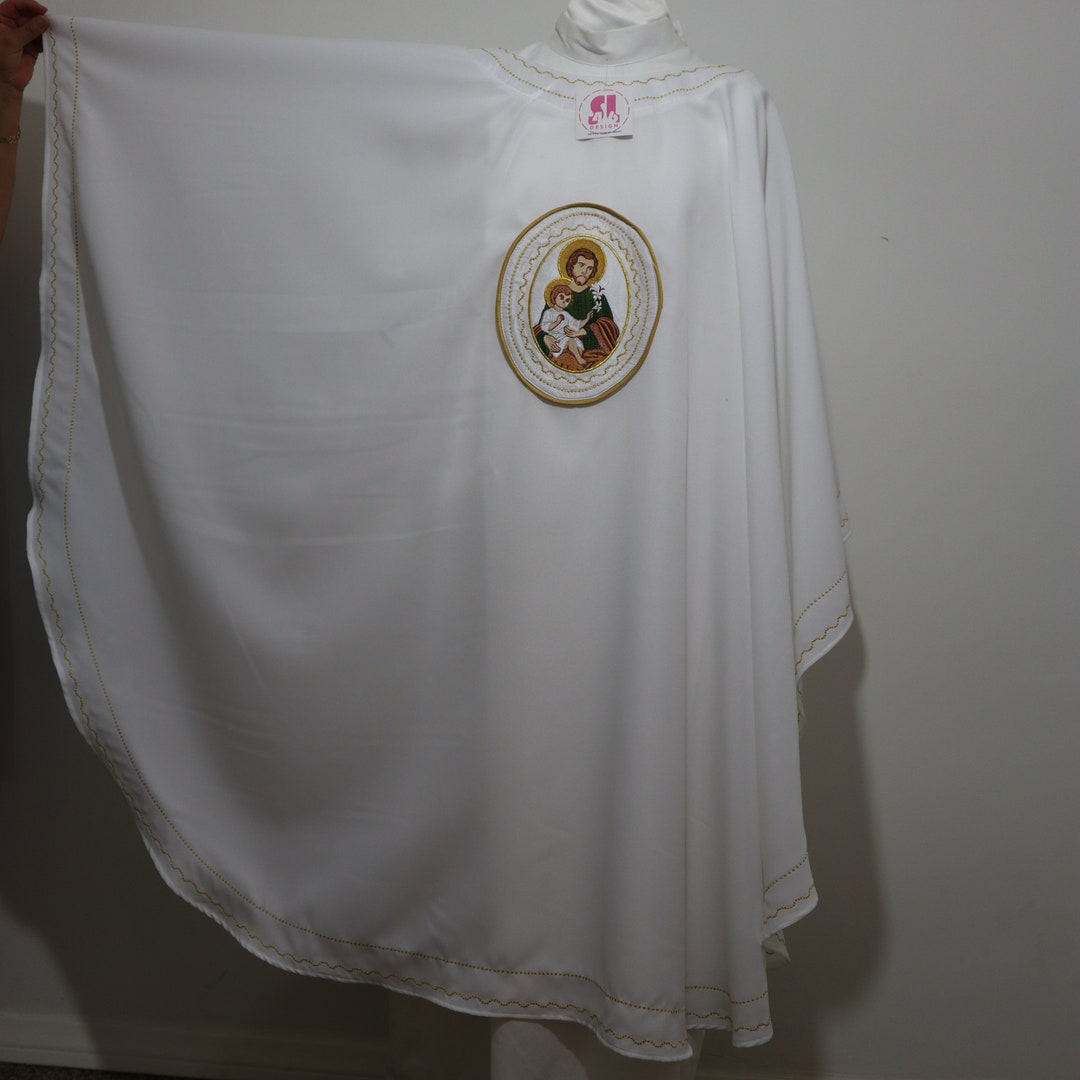 Priest Chasuble - St. Joseph - Custom Made - Etsy