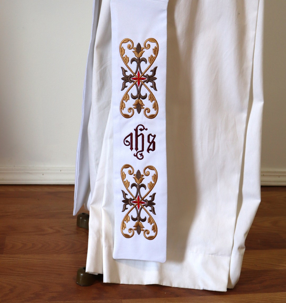 Deacon Stole Sacred Heart - Etsy