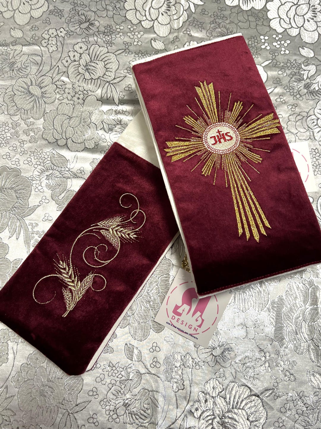 JHS - Holy Spirit Cross - Deacon Stole - Etsy