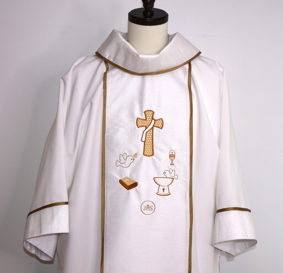Deacon Cross - Sacraments - Dalmatic + Stole Set - Etsy