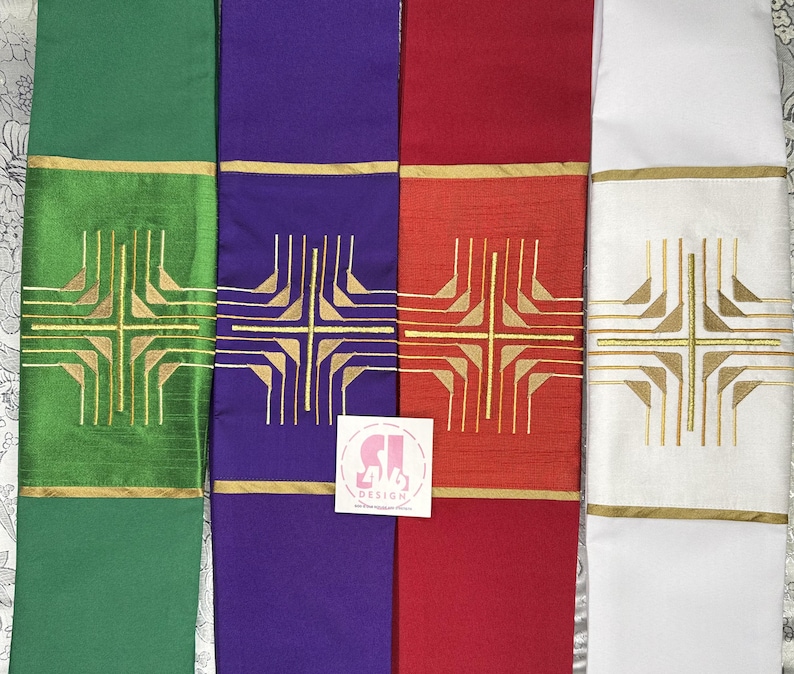 GOSPEL CROSS - Priest Stole - Etsy