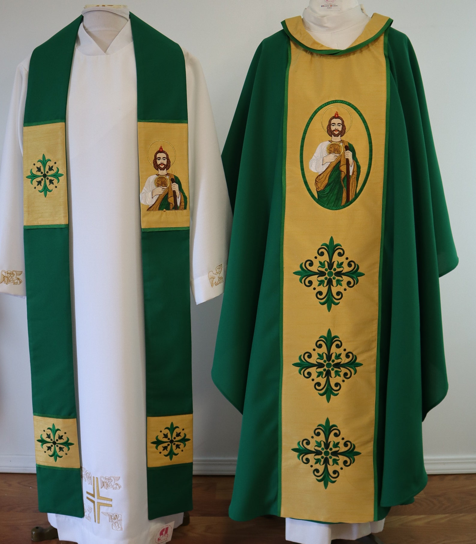 Priest Chasuble - St. Jude - Custom Made - Etsy
