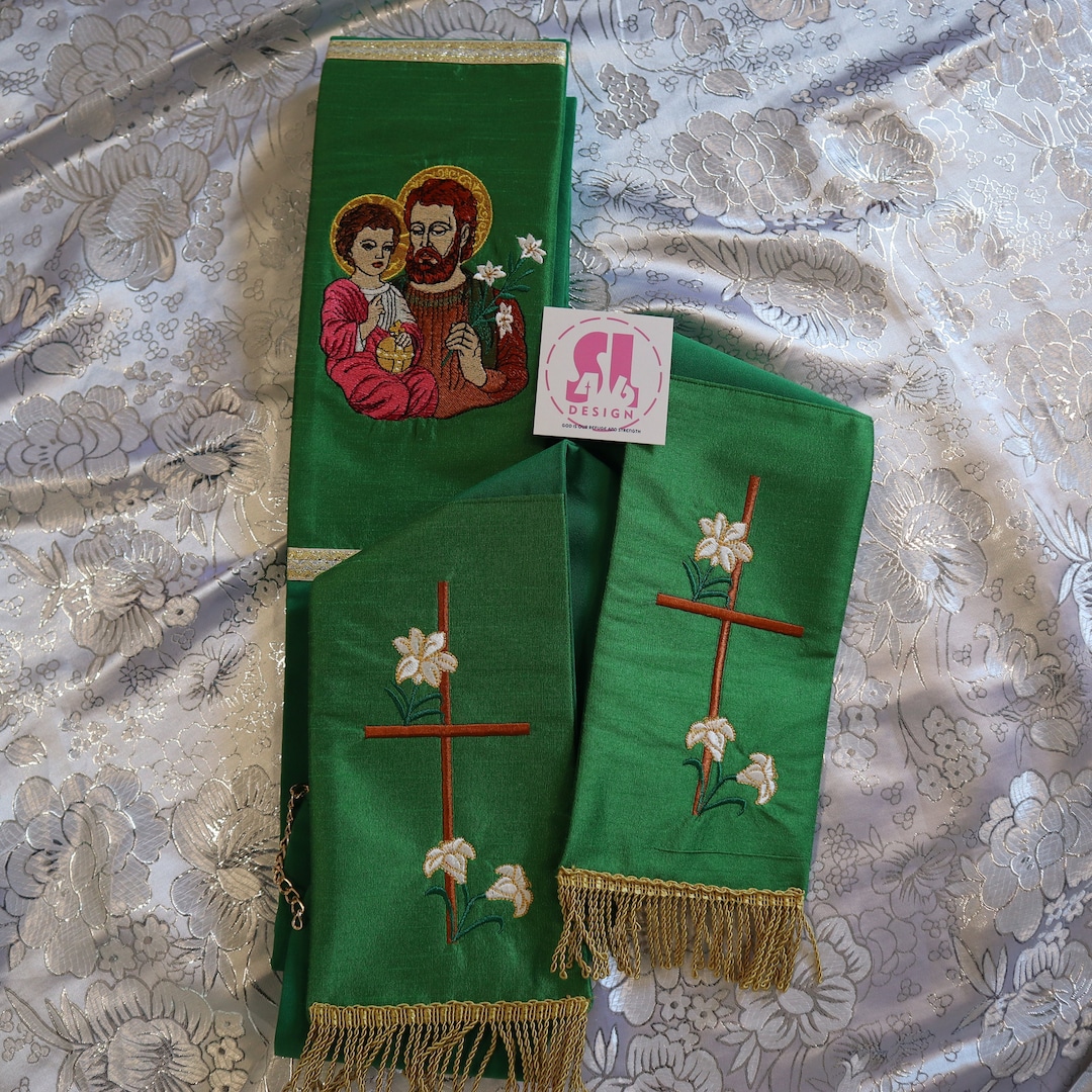 ST. JOSEPH - Deacon Stole - Etsy