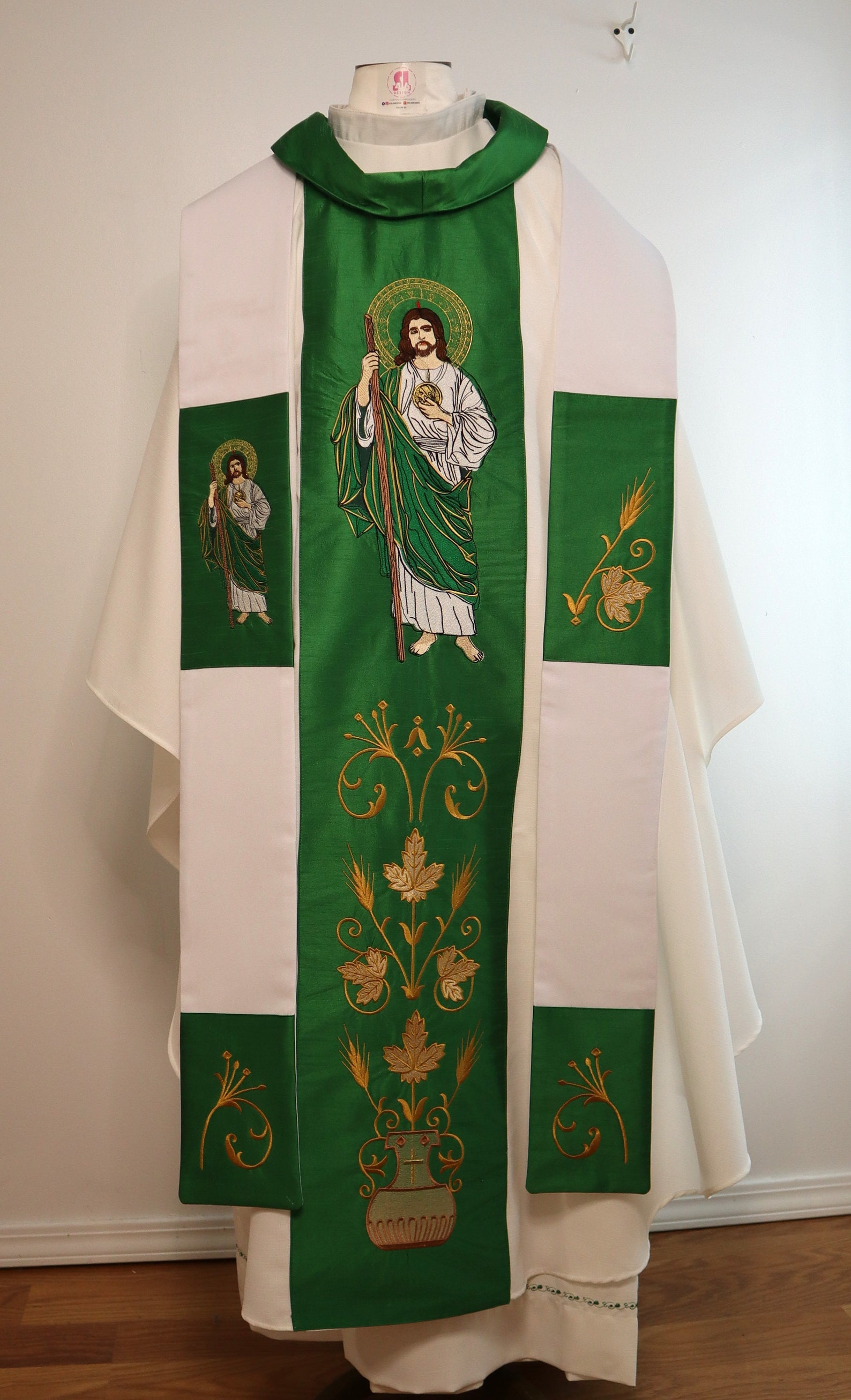 Priest Chasuble and Stole St. Jude Custom Made - Etsy