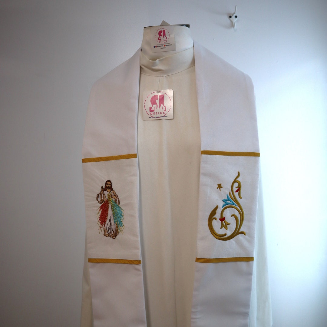 THE DIVINE MERCY - Priest Stole - Etsy